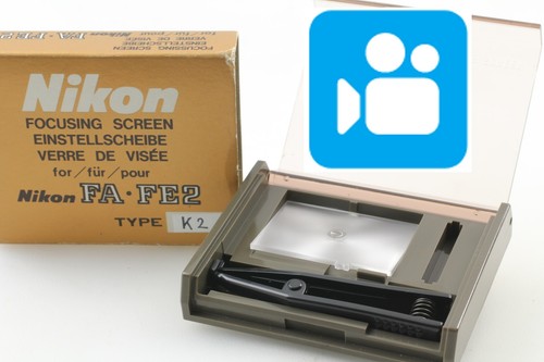 🎦VIDEO👀[MINT] Nikon Focusing Screen Type K2 for FA FE2 SLR From JAPAN ...