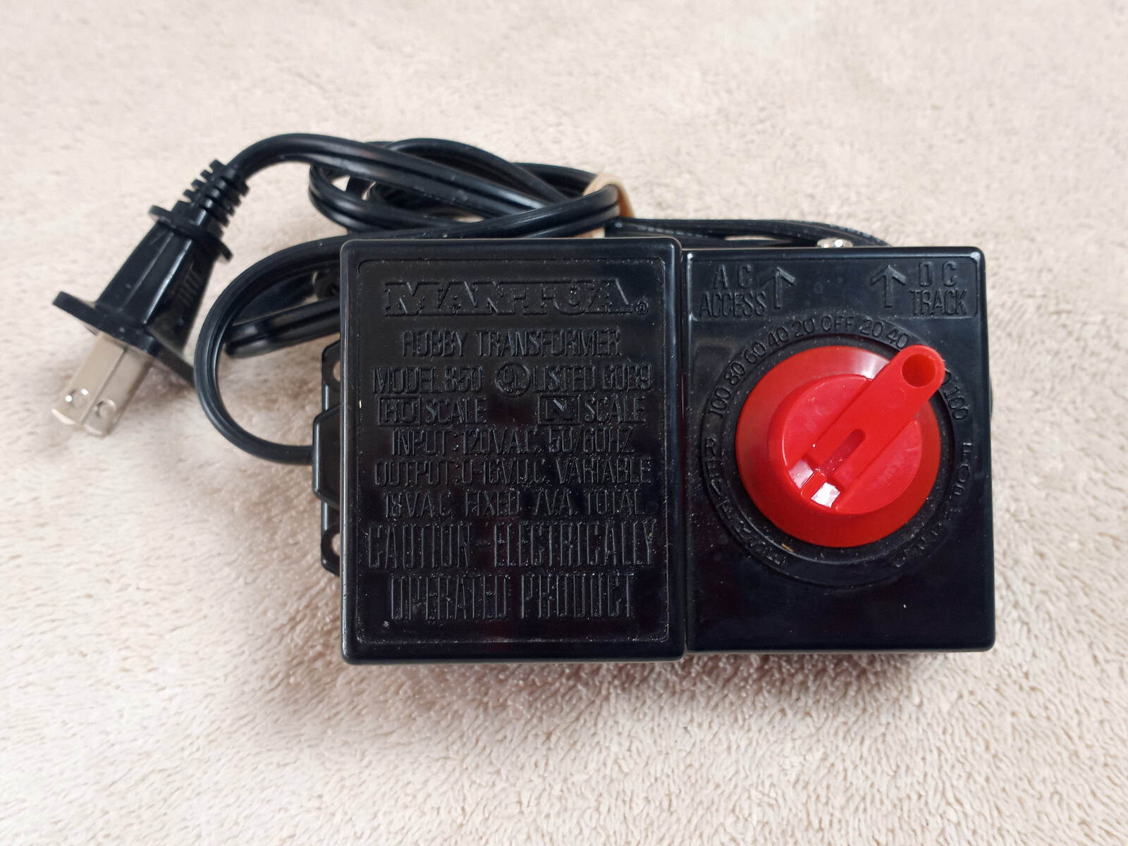 Mantua Hobby Train Transformer B2 Ho Scale Model Trains Controller | eBay