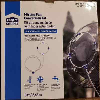 Project Source Low Pressure 8 ft Fan Misting Cooling System New in box ...