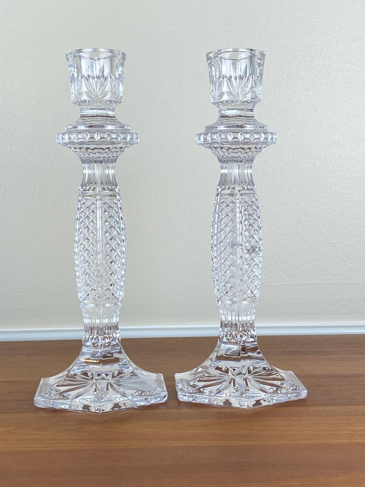 Waterford Crystal TARA Candelabra Tall Candlestick with Prisms 10 ...