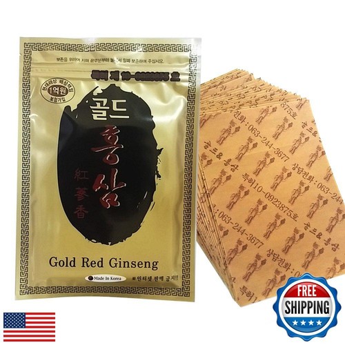Korean Red Ginseng Patch Powerstrips - 100 Patches | eBay