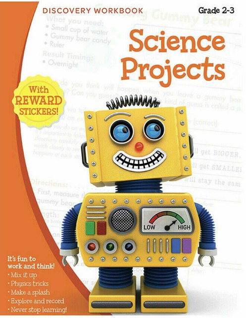 Discovery Workbook Bendon SCIENCE PROJECTS Kid Grade 2-3 Age 7-10 ...