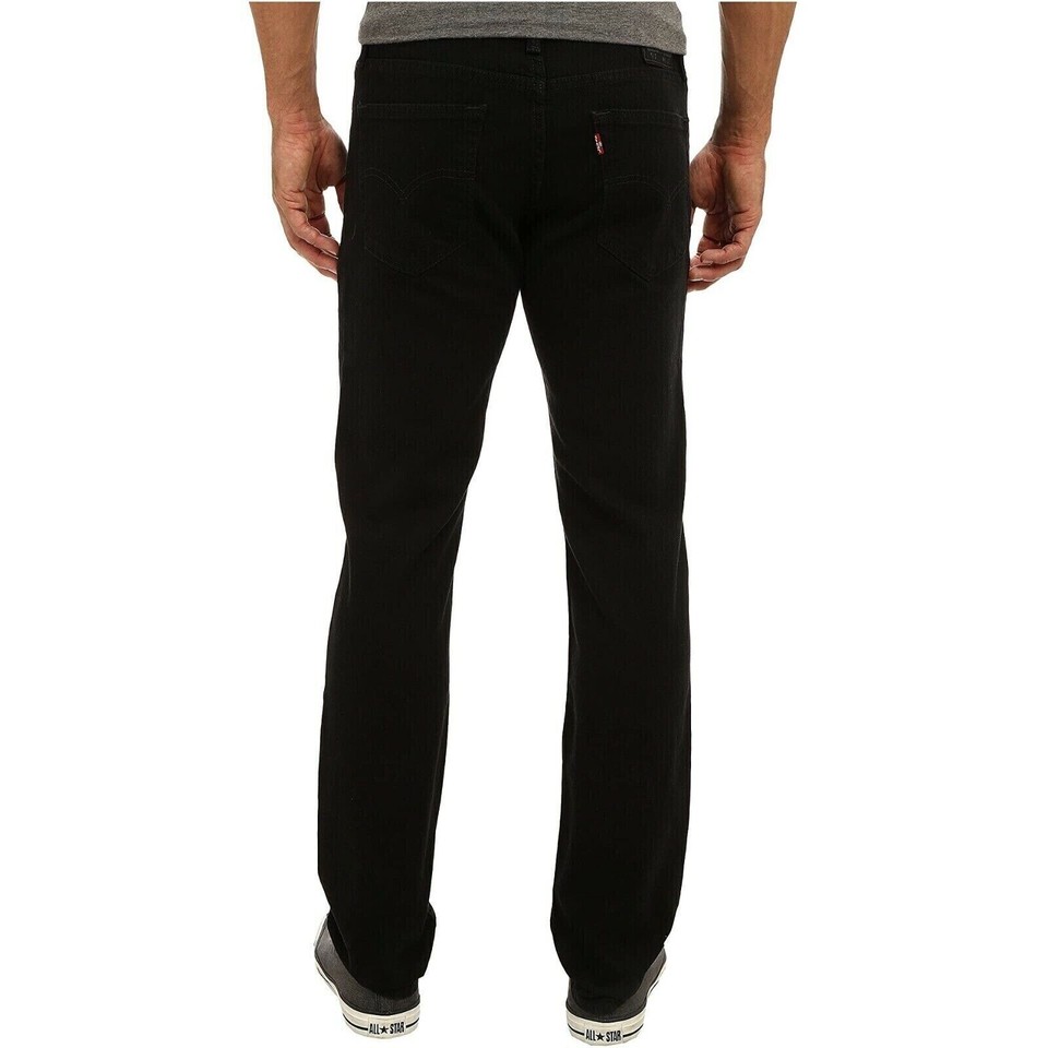 Levi's 511 Men's Slim Stretch Sits Below Waist Jeans, Black, W34 x L30 ...