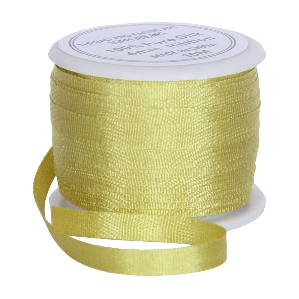 PURE SILK RIBBON 2MM, 4MM, 7MM - 50 COLORS - 3 WIDTHS - THREADART | eBay