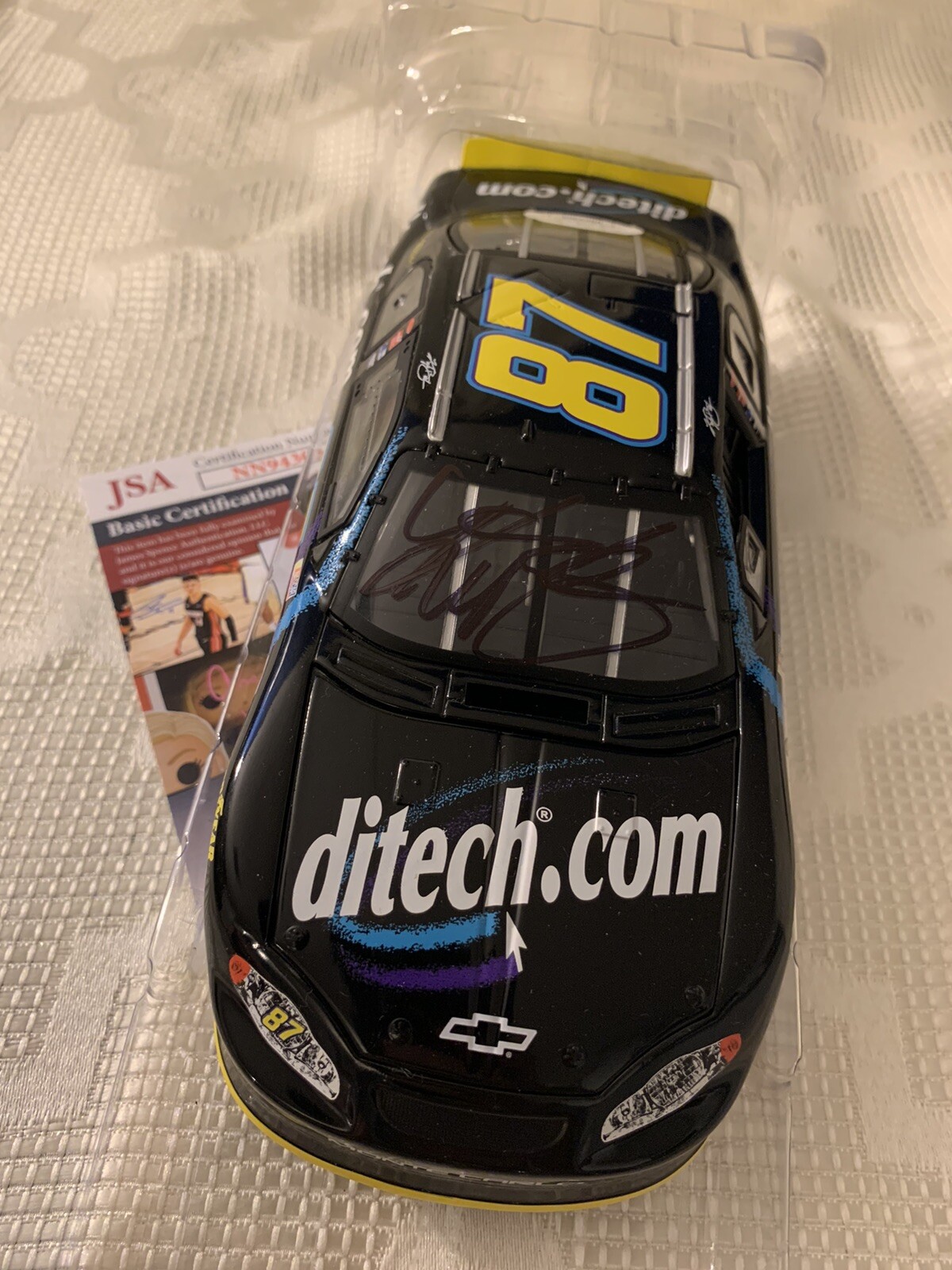 Kyle Busch Signed ‘03 DiTech 1/24 Scale Diecast Car Nascar JSA ...