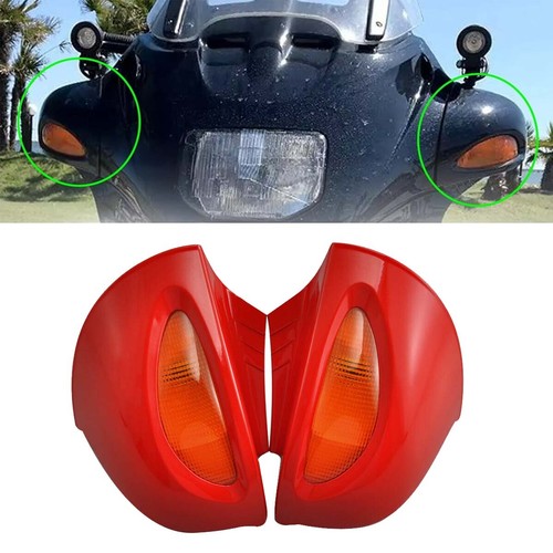 Rot Rückspiegel Spiegel Blinker Links & Rechts Für BMW R1100RT R1100RTP ...