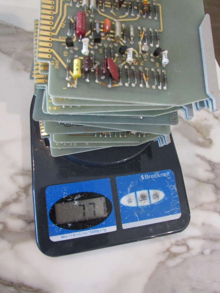 1.11 lbs 1970's Nice Gold Surface Plating Circuit Boards For Scrap Gold ...