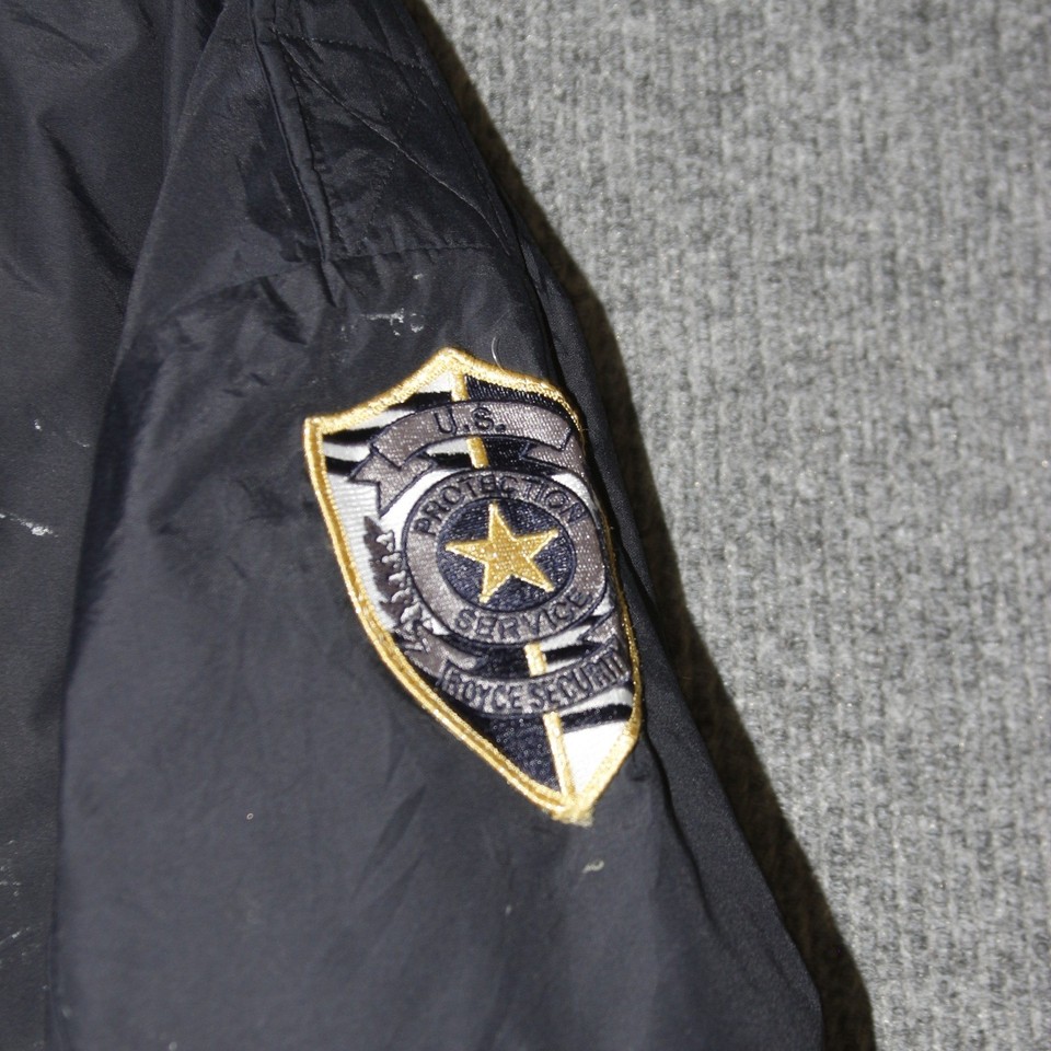 Vintage Galls Jacket Mens XL Blue US Protection Service Water Resistant ...
