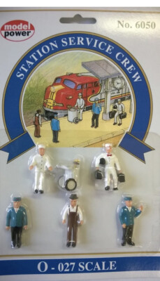Model Power 6050 O-Gauge Station Service Crew Figures Unopened | eBay