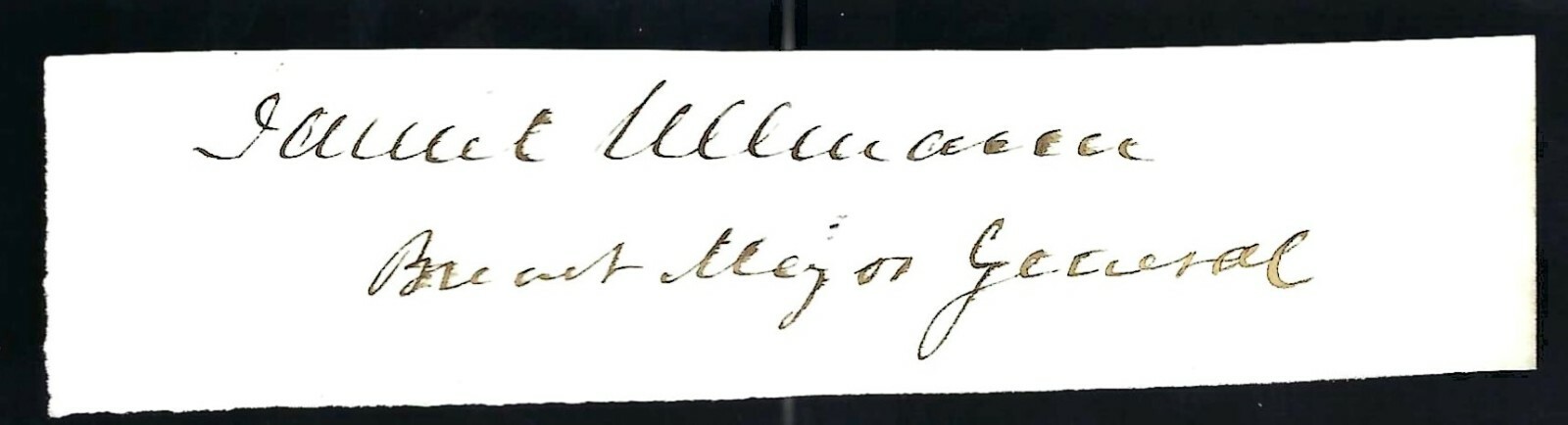 Civil War General Daniel Ullman Autograph | eBay