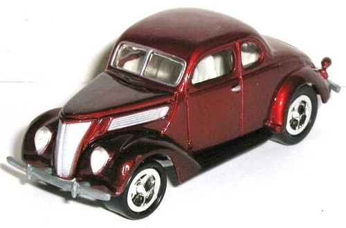 Cool 1/64 = 1937 37 FORD COUPE / Hood Open / Diecast Street Rod *FREE ...