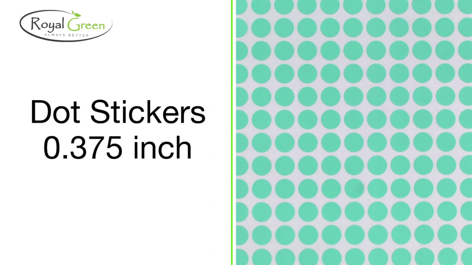 Dot Stickers Pastel Pink in Various Sizes (8MM-25MM) Color Label in 15 ...