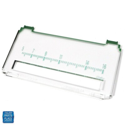 1969-1970 Chevy Cars AM Radio Face Lens Green Writing With Green Light ...