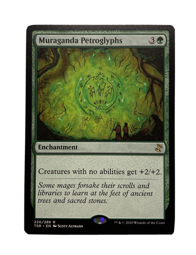 MURAGANDA PETROGLYPHS TSR MTG GREEN ENCHANTMENT RARE - NM | eBay