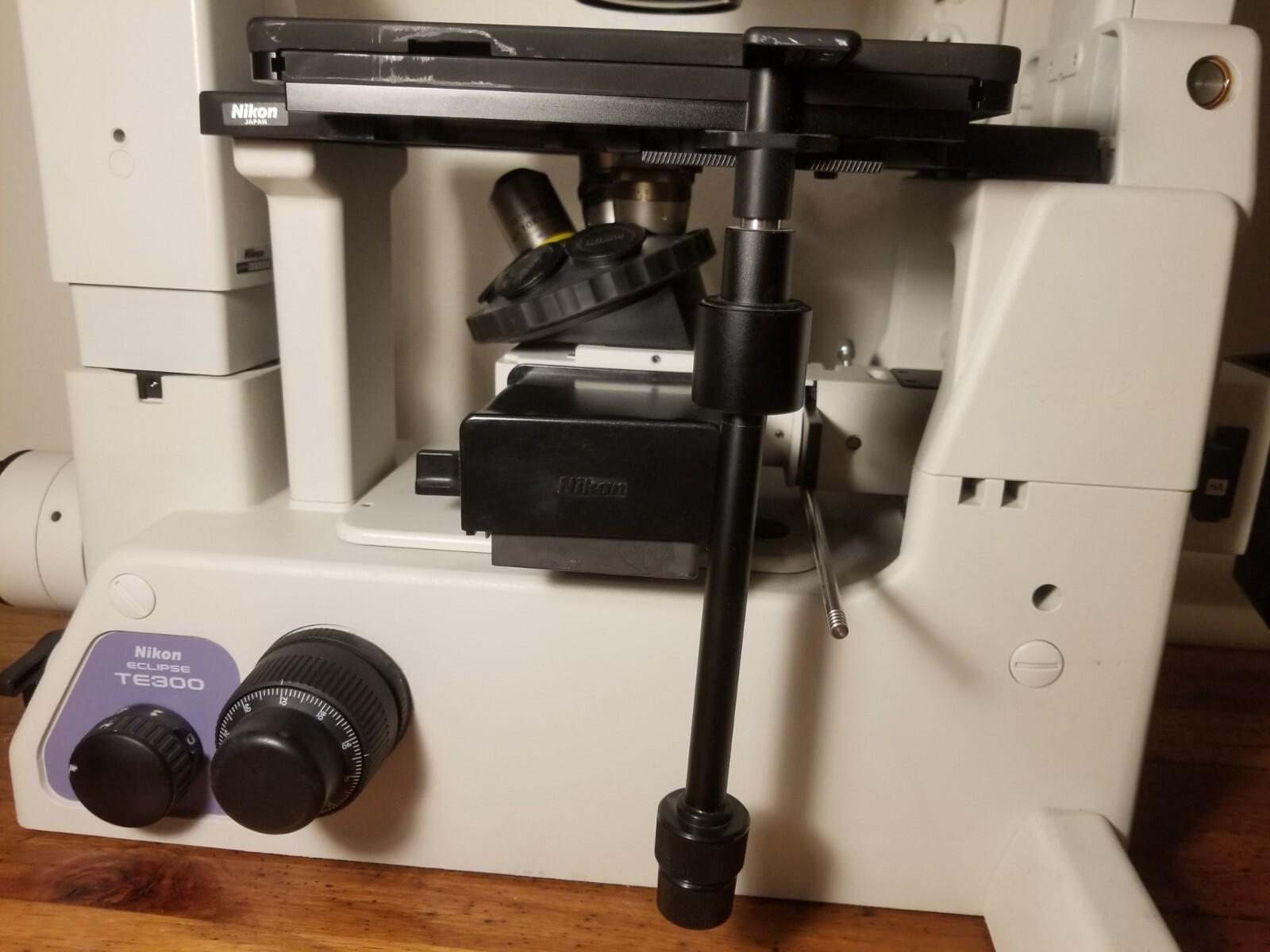 Nikon Eclipse TE300 Inverted Microscope Fluorescence Hoffman Modulation ...