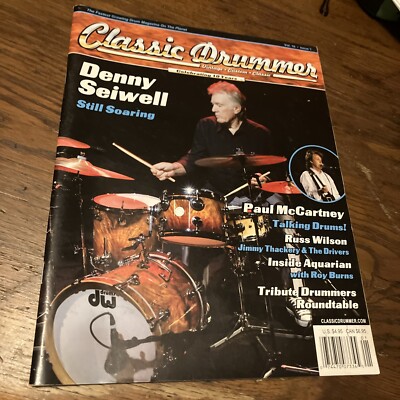 Classic Drummer Magazine 2010 Paul McCartney Denny Seiwell Tribute ...