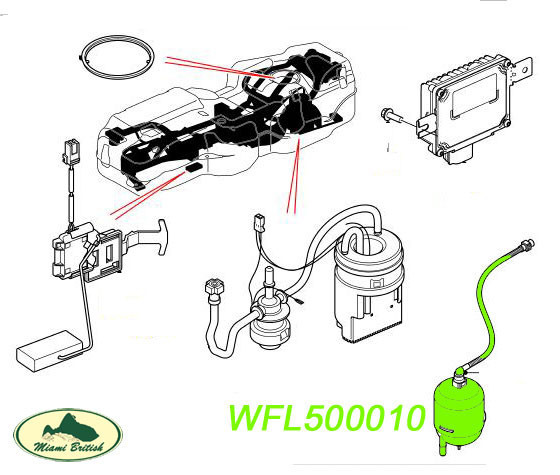 LAND ROVER FUEL TANK FILTER RANGE SPORT SC 4.2L WFL500010 VDO ...