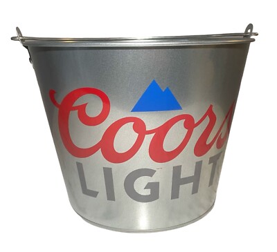 Coors Light 5 Quart Metal Ice Bucket | New & Free Shipping | eBay