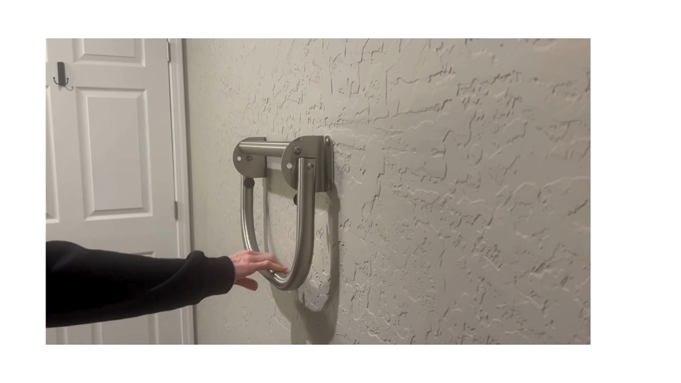 Extend a Hand Foldable, locking, flip up Stainless Grab Bar | eBay