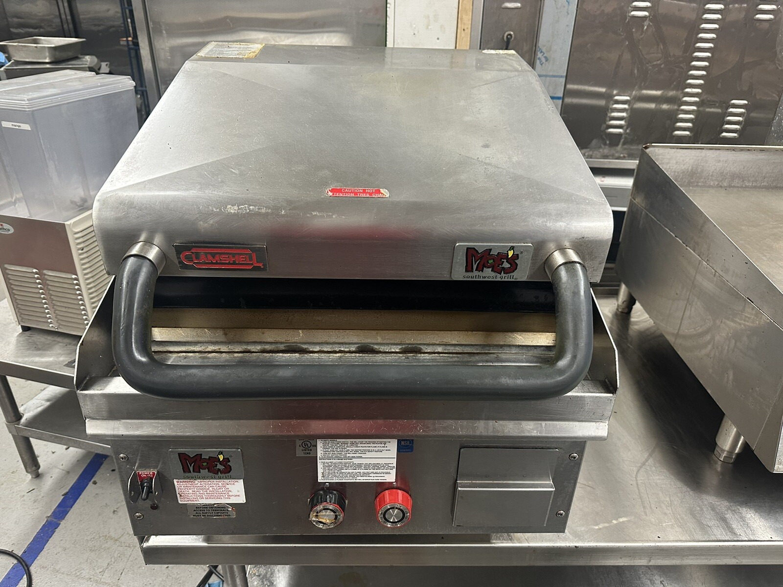 Lang Clamshell Griddle 224THS-Nat Gas 115v Tested | eBay