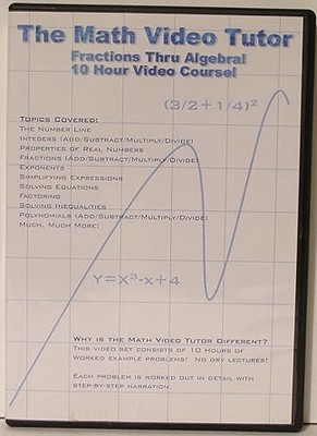 Math Video Tutor: Fractions Thru Algebra [DVD] | eBay