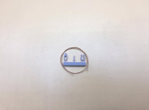 WWII 1/56th (28mm) Type 3 MODEL TOW SET on a SPRUE- with CABLE- COMES ...