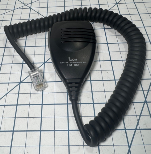 ICOM OEM HM-103 Electret Condenser Microphone 8-pin RJ Connector ...