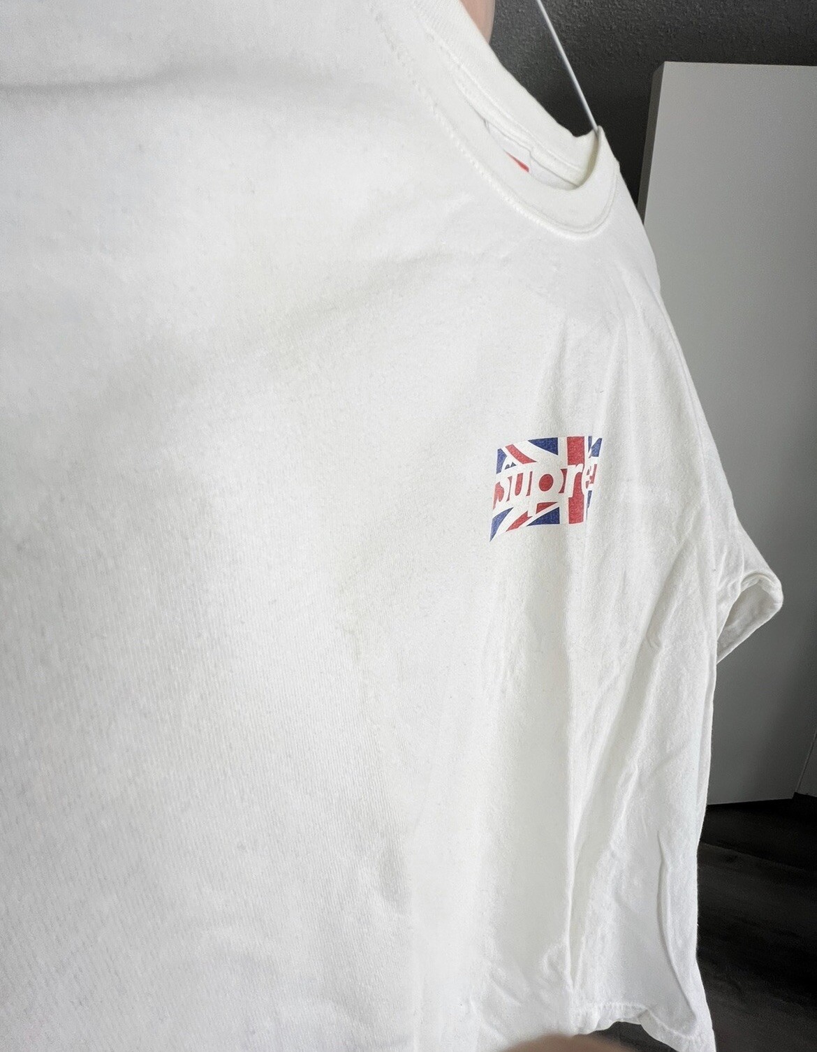 Supreme Union Jack Long Sleeve Box Logo Shirt Size M - Gem