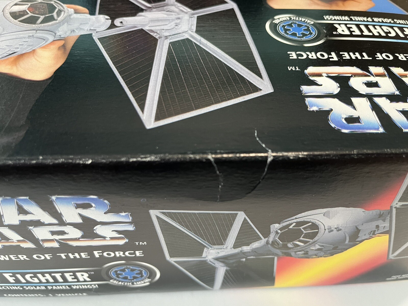 Kenner Star Wars Power Of The Force: Tie Fighter Vehicle Action Figure ...