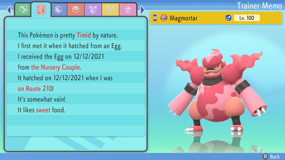 Pokemon Magmortar Shiny