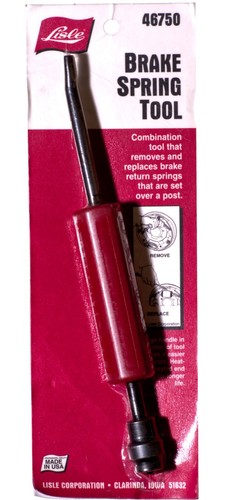 Lisle 46750 - Brake Spring Tool Remove & Install Brake Springs Set Over ...