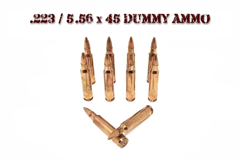 Decorative Dummy Ammo Bullets Rounds Prop Replicas - Various Calibers ...