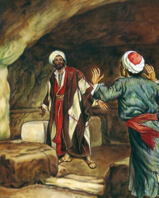 Catholic print picture- Peter & John Run to Tomb C-8" x 10" ready to be ...