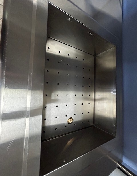 Custom 72" Duke Trade Show Cold Food Cart - Stainless Steel Iced Cold ...