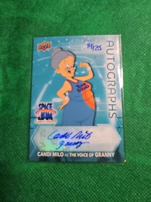 2021 Space Jam A New Legacy Teal Inscriptions /25 Candi Milo as Granny ...