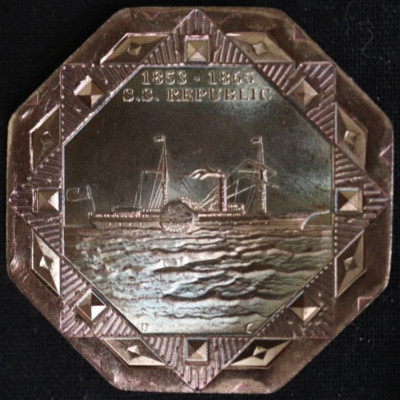 Dan Carr 2020 Silver Medal SS Republic .999 Silver Octagonal Coin ...