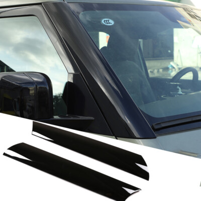 Gloss Black for Land Rover Defender 2020-22 Front Windshield A Pillar ...
