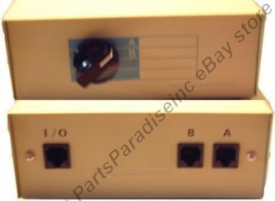 RJ45 Network/Ethernet AB 2way/port manual switch box 8P8C, use with ...