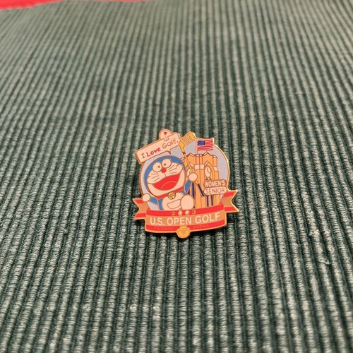 Doraemon Pin Badge 2003 Us Women'S Open Golf Commemorating Tv Asahi ...