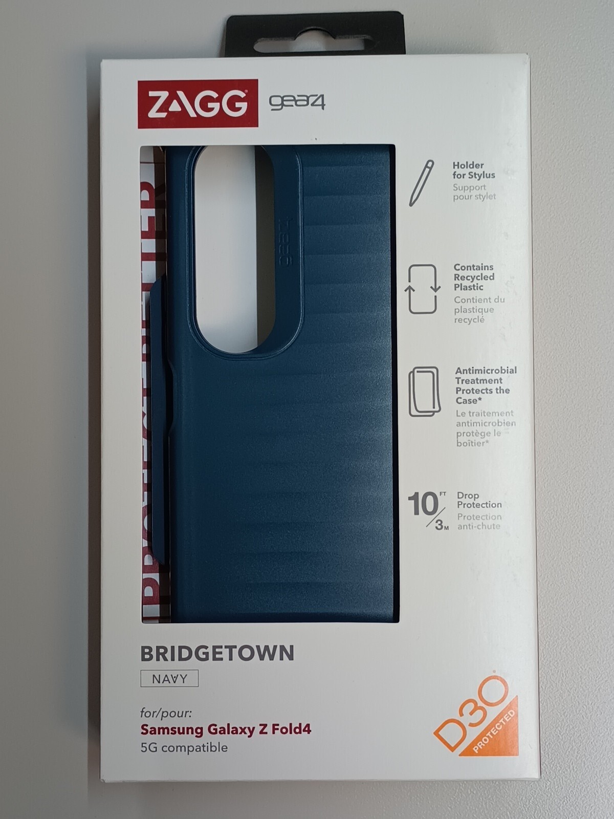 ZAGG Gear4 Bridgetown Case For Samsung Galaxy Z Fold 4 - Navy Blue | eBay