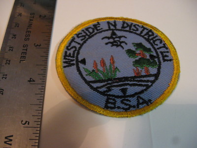WESTSIDE DISTRICT NEW ORLEANS VINTAGE RARE PATCH BOY SCOUT NOS new old ...