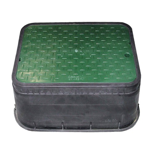 JONES STEPHENS Valve Boxes Rectangular Jumbo Plastic (Black Box Green ...