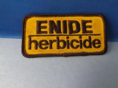 ENIDE HERBICIDE HAT JACKET PATCH VINTAGE FARM AGRICULTURE ADVERTISING ...