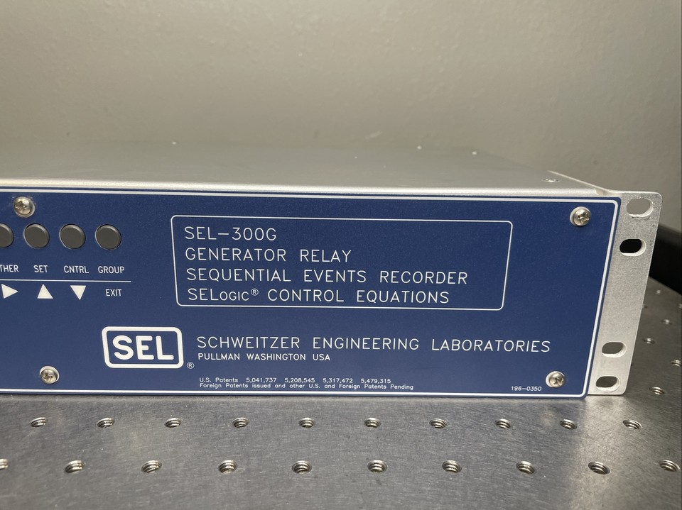 Schweitzer eng, Sel-300G generator relay, 0300G20H225XX1X2X | eBay