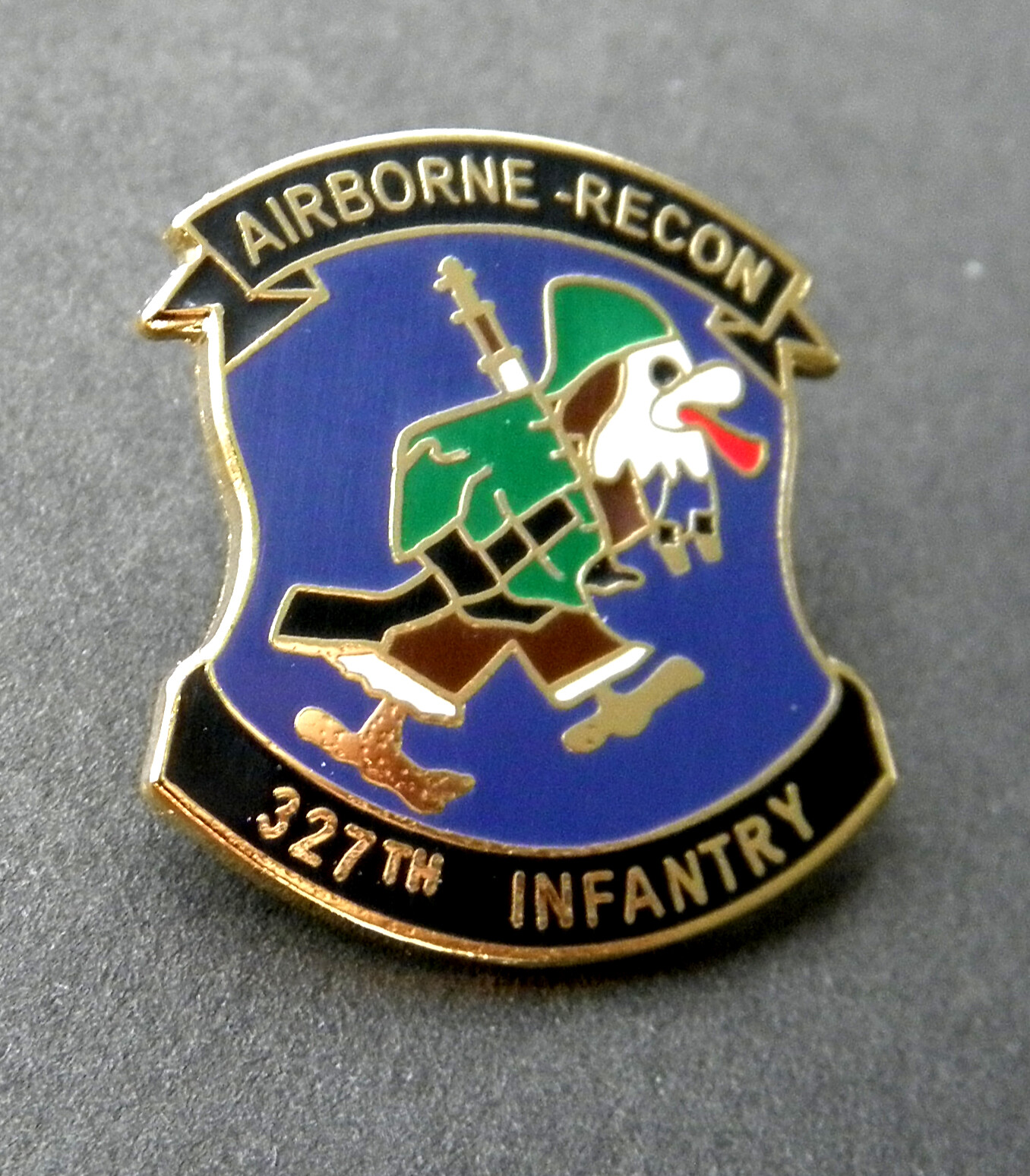 ARMY 327th INFANTRY AIRBORNE RECON LAPEL PIN BADGE 1 INCH | eBay