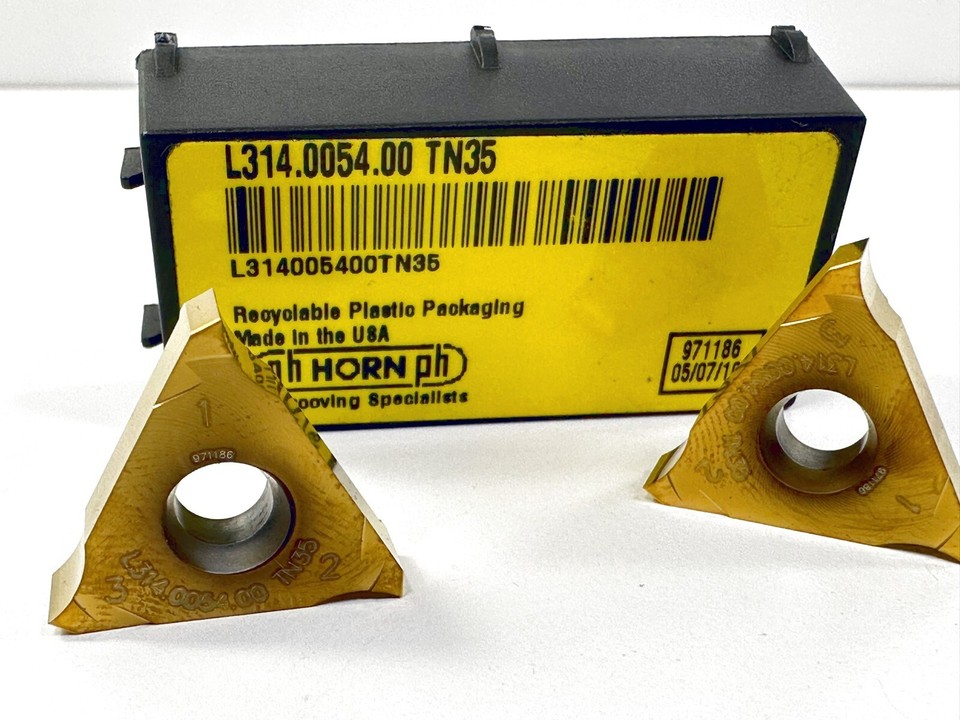 PH HORN L314.0054.00 New Carbide Inserts Grade TN35 2pcs | eBay