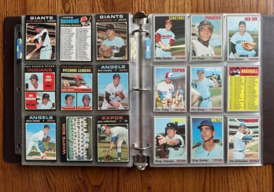 Vintage 1970-1971s Topps Baseball Card lot Of 225 Commons Semi Stars In ...