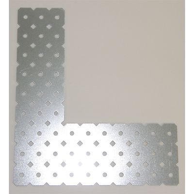 2x Carinya L MENDING PLATE 220x60x200x75x1mm GALVANIZED Steel ...