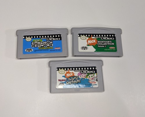 Gameboy Advance Video Lot Nicktoons, Fairly Odd Parents, cartoon ...