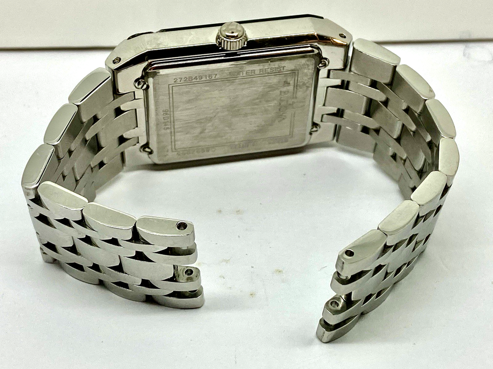 Bulova 96D145 Men's Watch Quadra Modern Quartz Diamonds BROKEN FOR ...